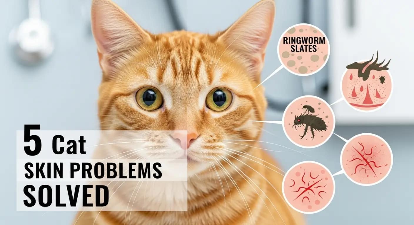 Skin Problems in Feline Diseases: 5 Key Causes & Remedies